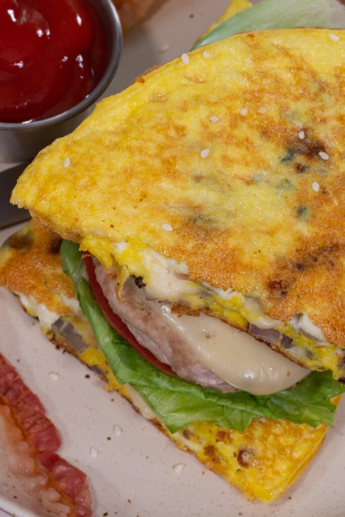 10 Minute Keto Omelette Cheeseburgers Recipe - The Protein Chef