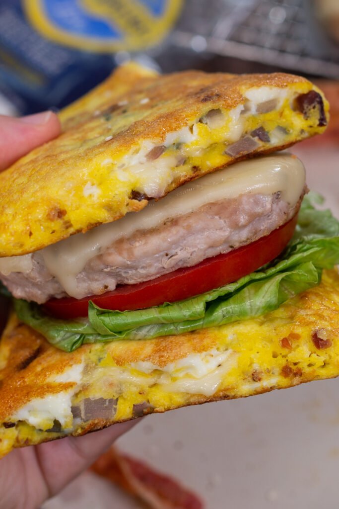10 Minute Keto Omelette Cheeseburgers Recipe - The Protein Chef