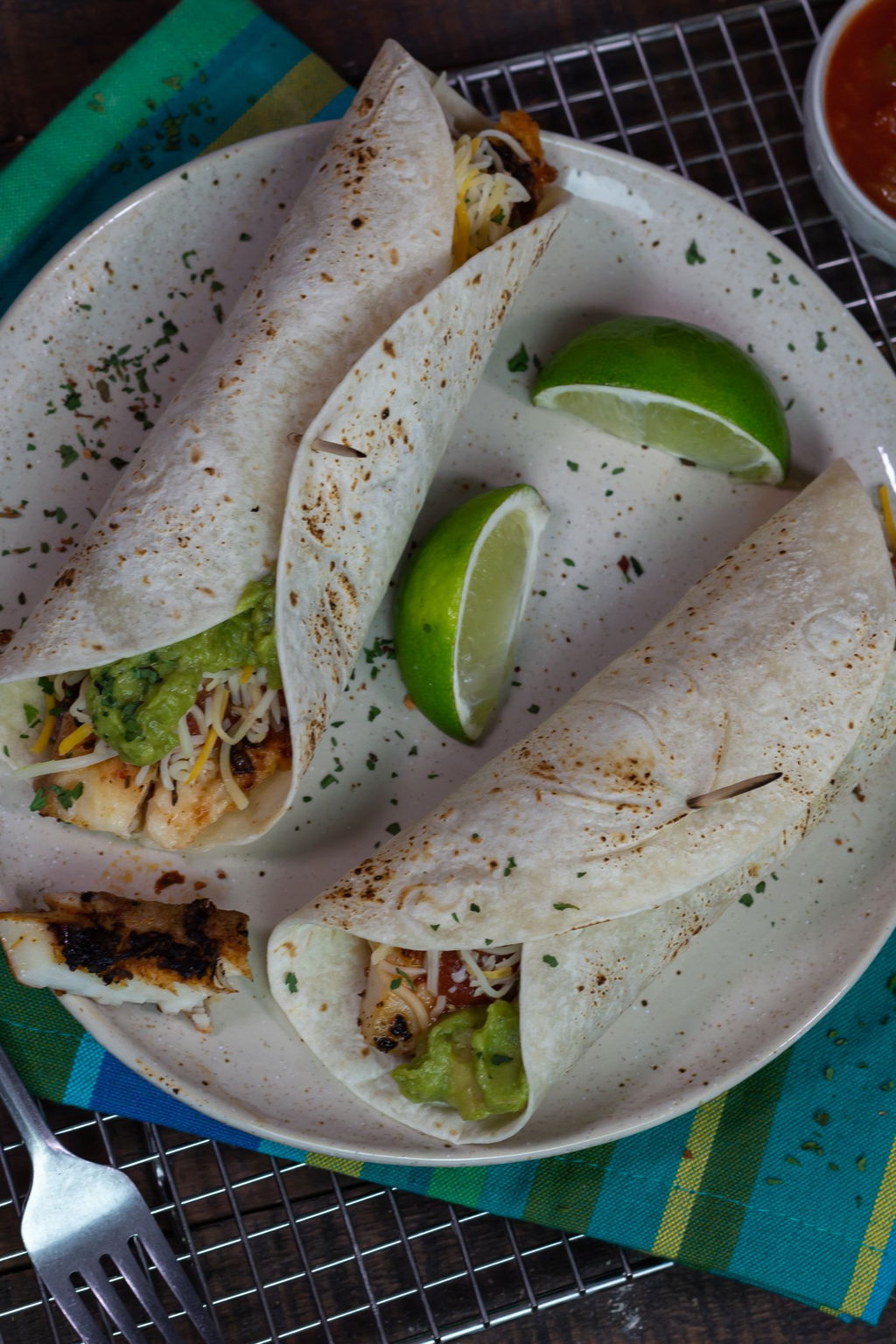 Easy Southwestern Fish Tacos Recipe - The Protein Chef