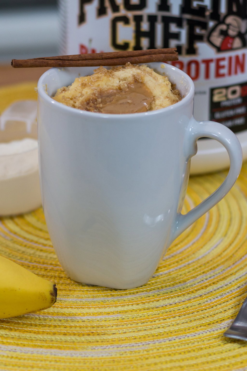 Microwave Stuffed Low Carb Donut Recipe - The Protein Chef