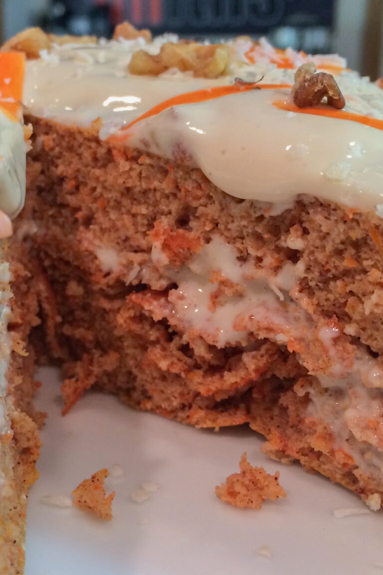 Protein Carrot Cake with Frosting Recipe - The Protein Chef