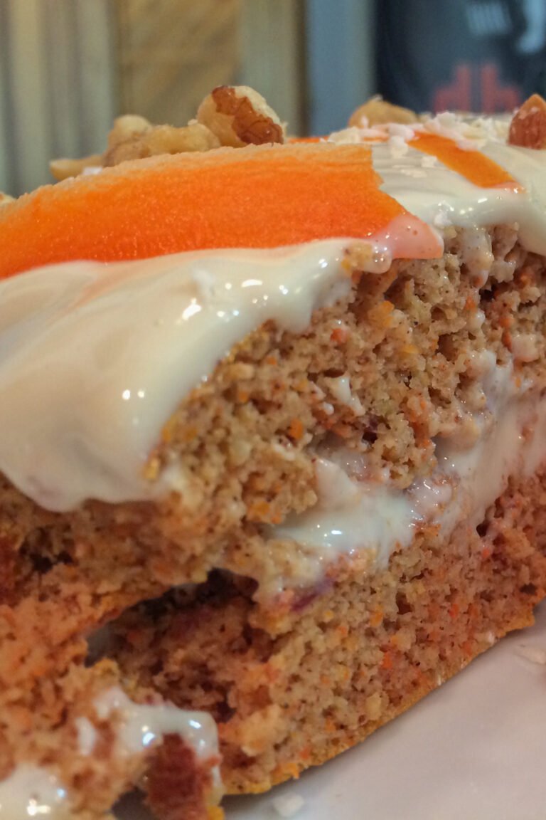 Protein Carrot Cake with Frosting Recipe - The Protein Chef