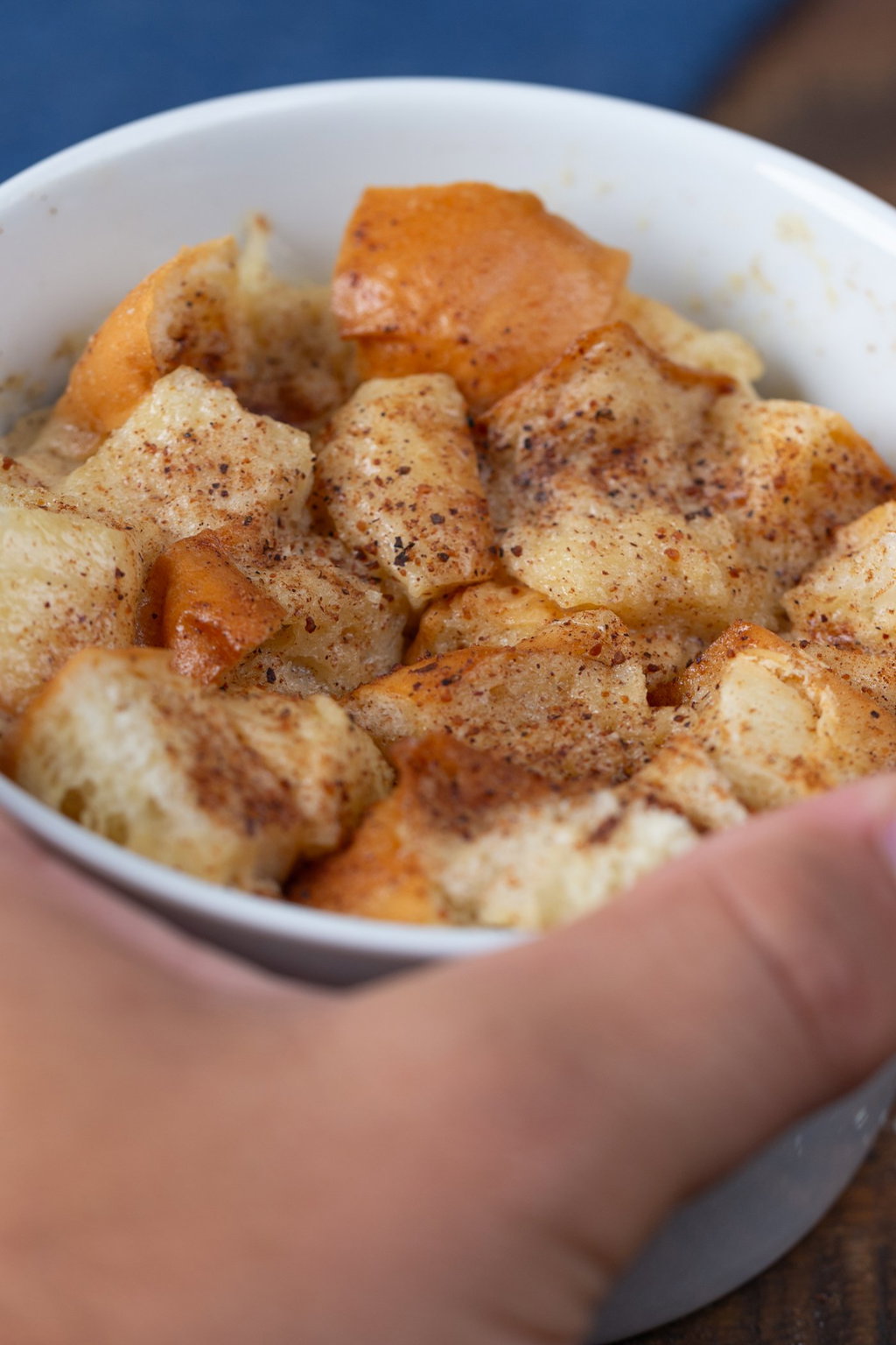Microwave Bread Pudding with Protein Recipe - The Protein Chef