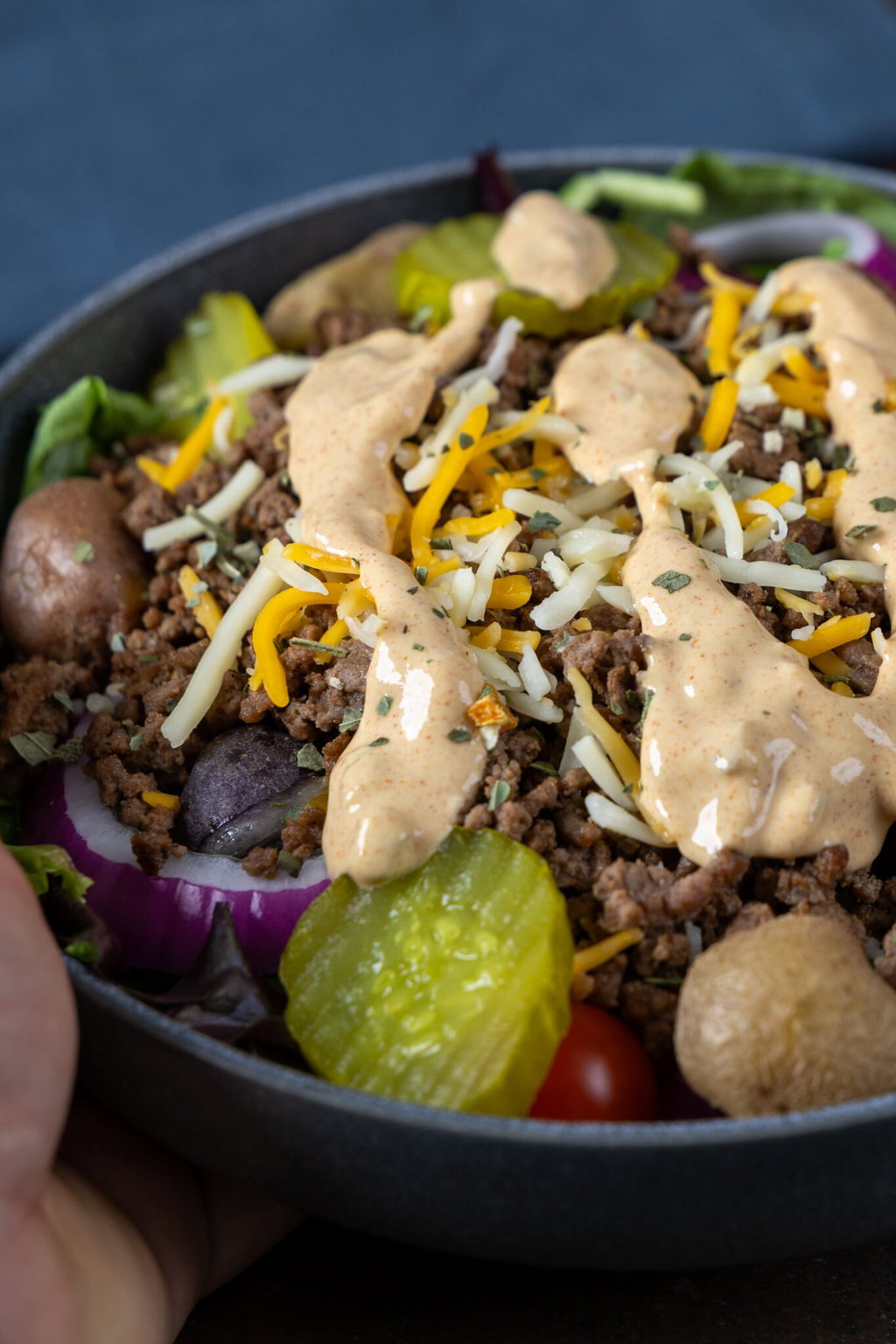 High Protein Burger Bowls with Sauce Recipe - The Protein Chef
