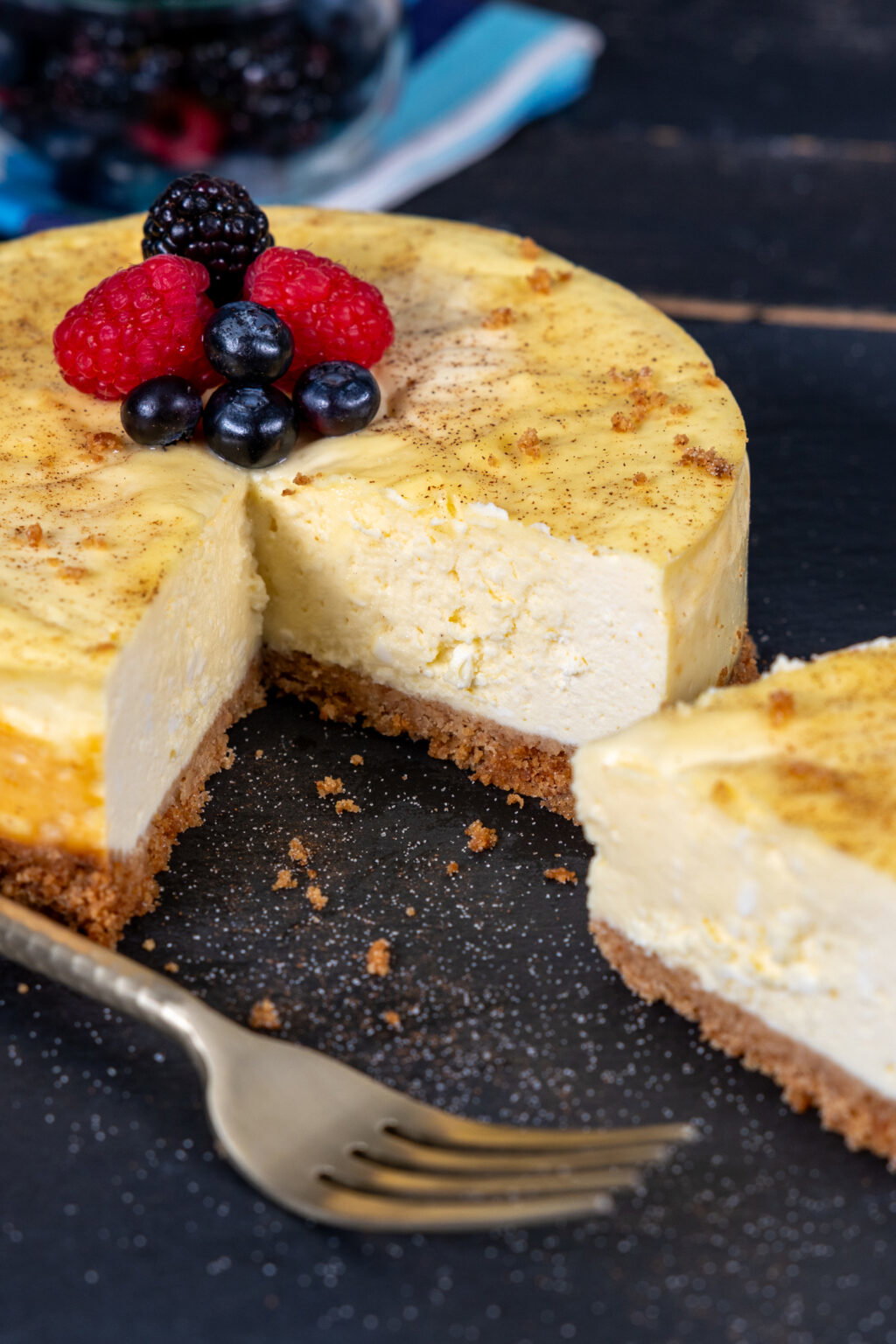 Easy Ricotta Cheesecake Recipe - The Protein Chef