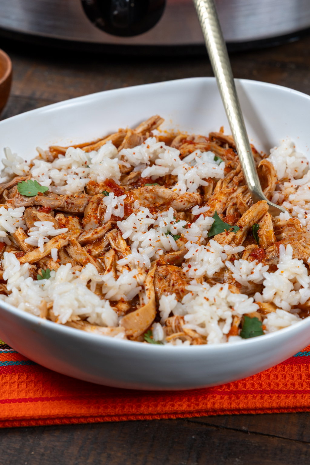 Slow Cooker Mexican Shredded Chicken Recipe - The Protein Chef
