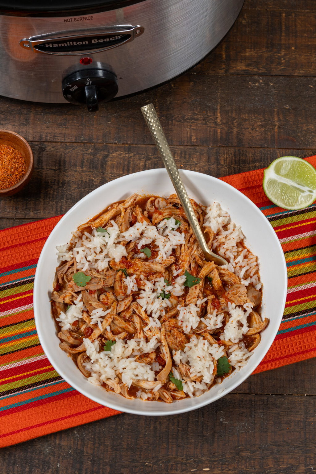 Slow Cooker Mexican Shredded Chicken Recipe - The Protein Chef